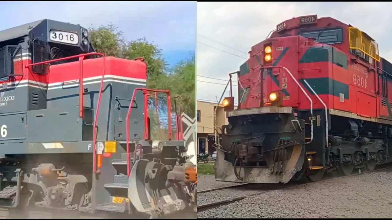 FXE 4059 EN ENCUENTRO CON LA FAMOSA "DIABOLICA" (4666) EN LAS VIAS DE ZACOALCO - YouTube