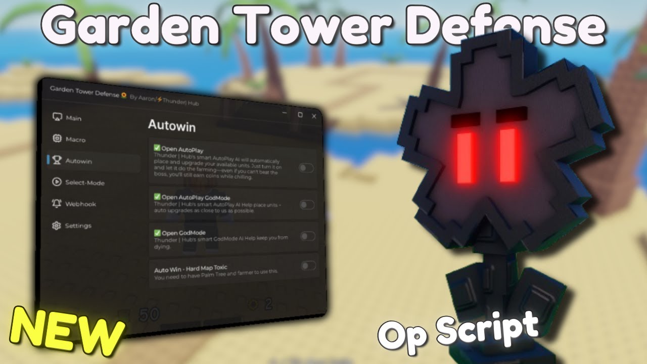 *NEW* GARDEN TOWER DEFENSE SCRIPT [ PASTEBIN 2025 ] KEYLESS - YouTube