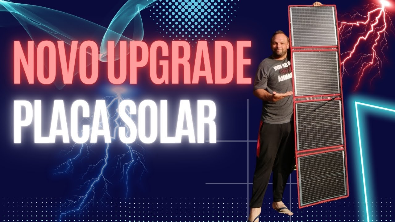 Novo painel solar flexível e super discreto !!! mais um Upgrade na ...