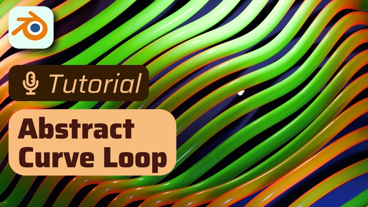 Easy Abstract Loop in Blender with Wave Texture Displacement Motion ...
