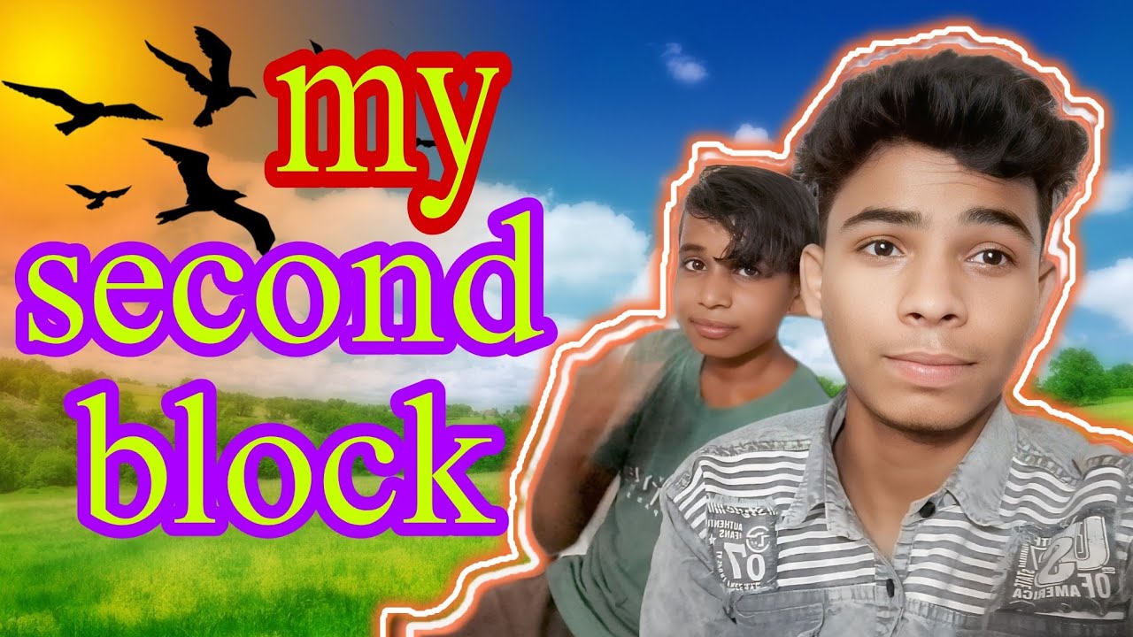 my second block, 🥹🥹 - YouTube