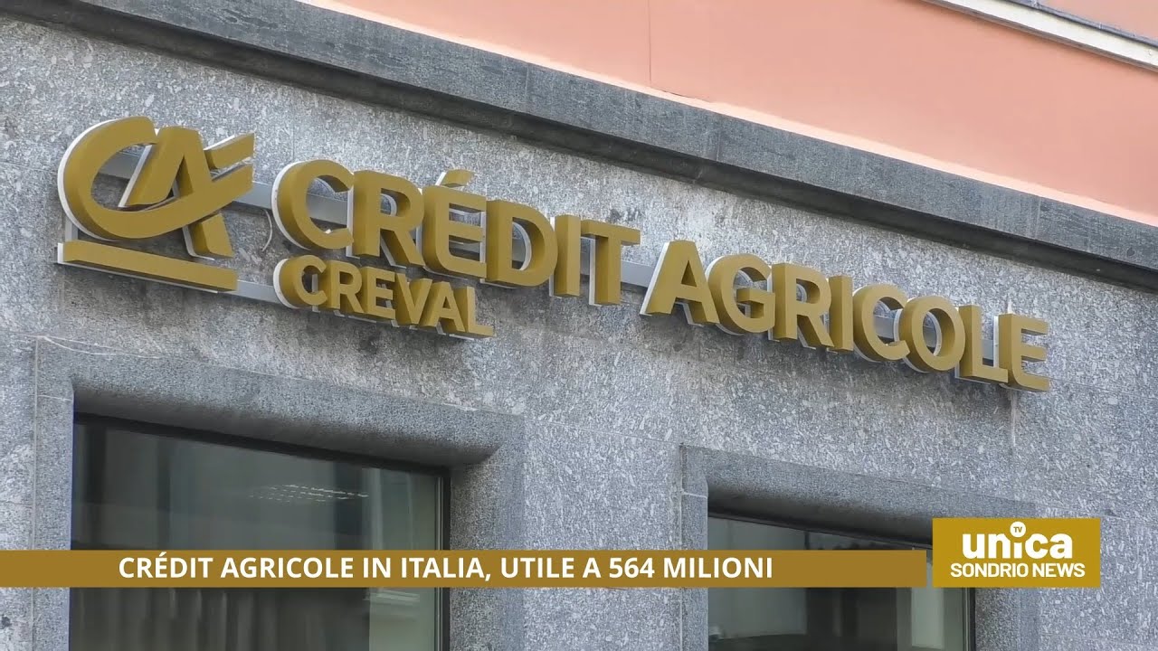 Crédit Agricole in Italia, utile a 564 milioni - YouTube