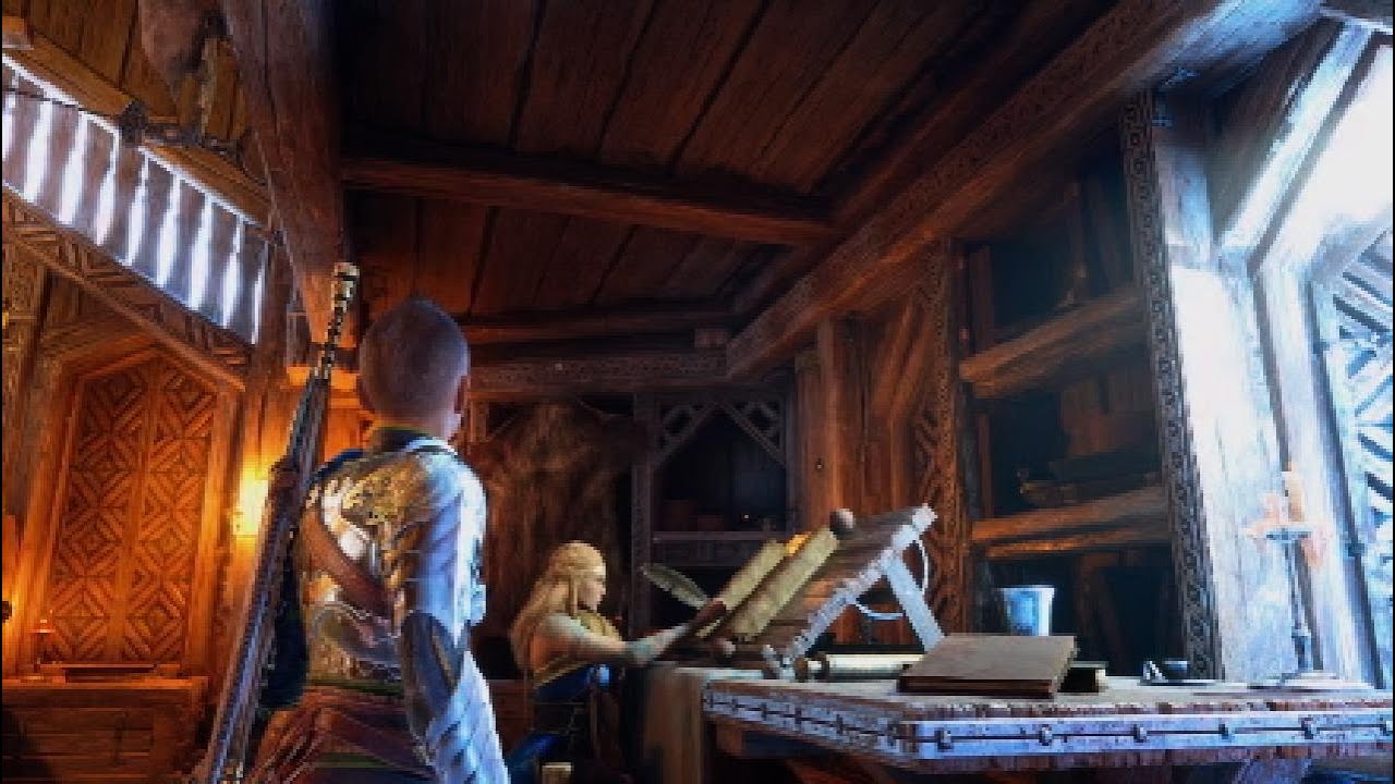 Atreus Asks Sif Where Is Thor Scene | God of War Ragnarok - YouTube