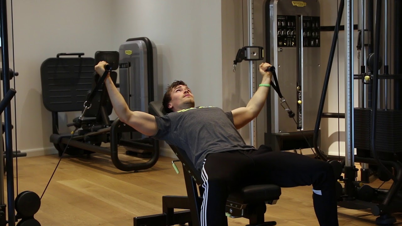 Incline Cable Fly - YouTube