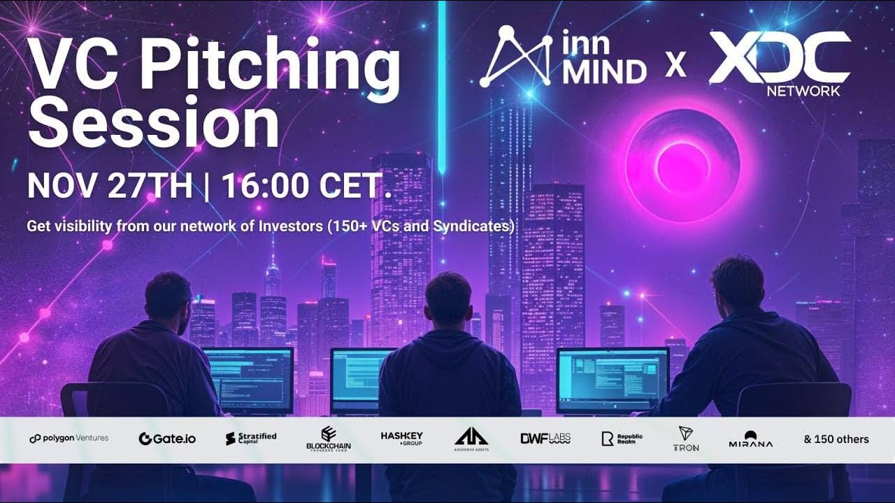 InnMind & XDC VC Pitching Session (November Edition) - YouTube