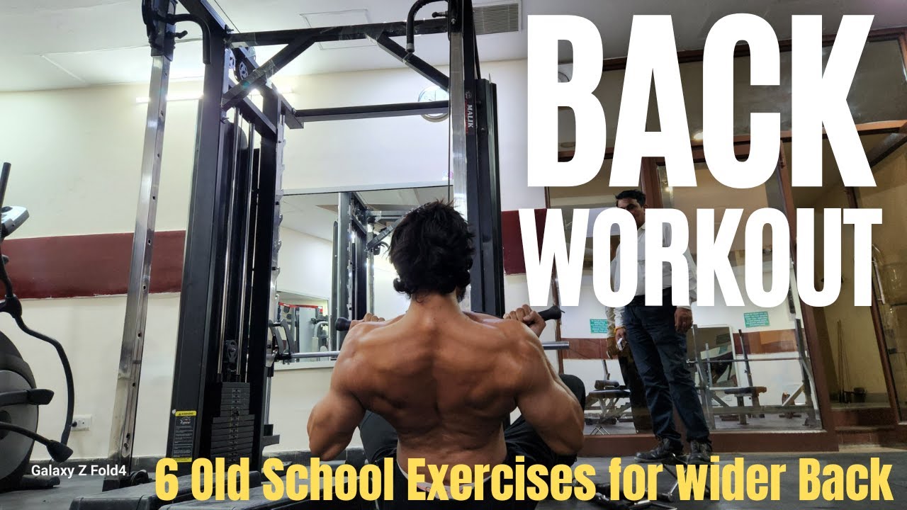 Lean Muscles Gaining DAY 2 | How to Get Bigger Back? | 6 Old School ...