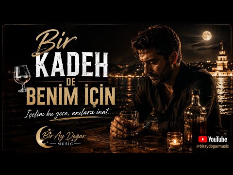 Bir Kadeh De Benim İçin | Duygusal Türkçe Arabesk pop | Bir Ay Doğar Music