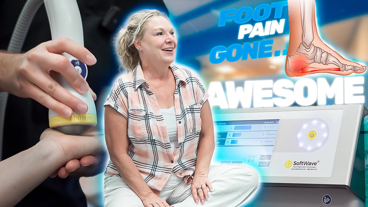 First-Time SoftWave Therapy: A Hopeful Journey to Foot Recovery - YouTube