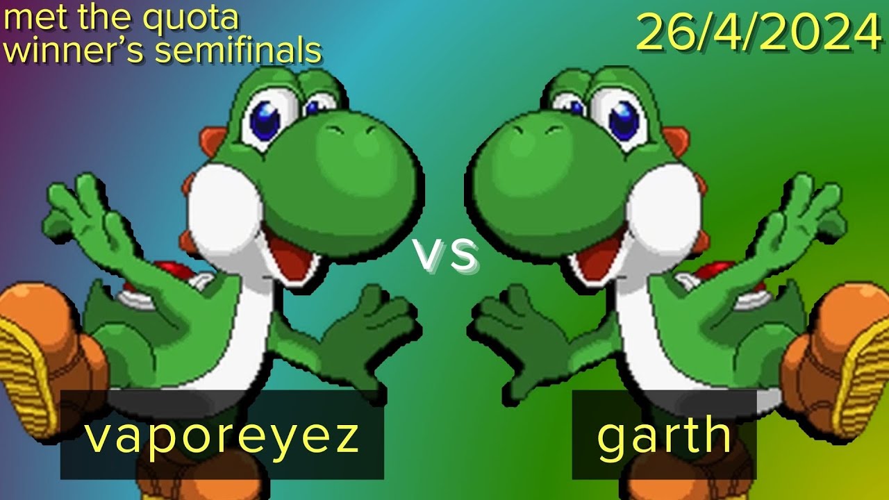 VaporeyeZ (Yoshi) vs. Garth (Yoshi) - Winner's Semifinals - met the ...