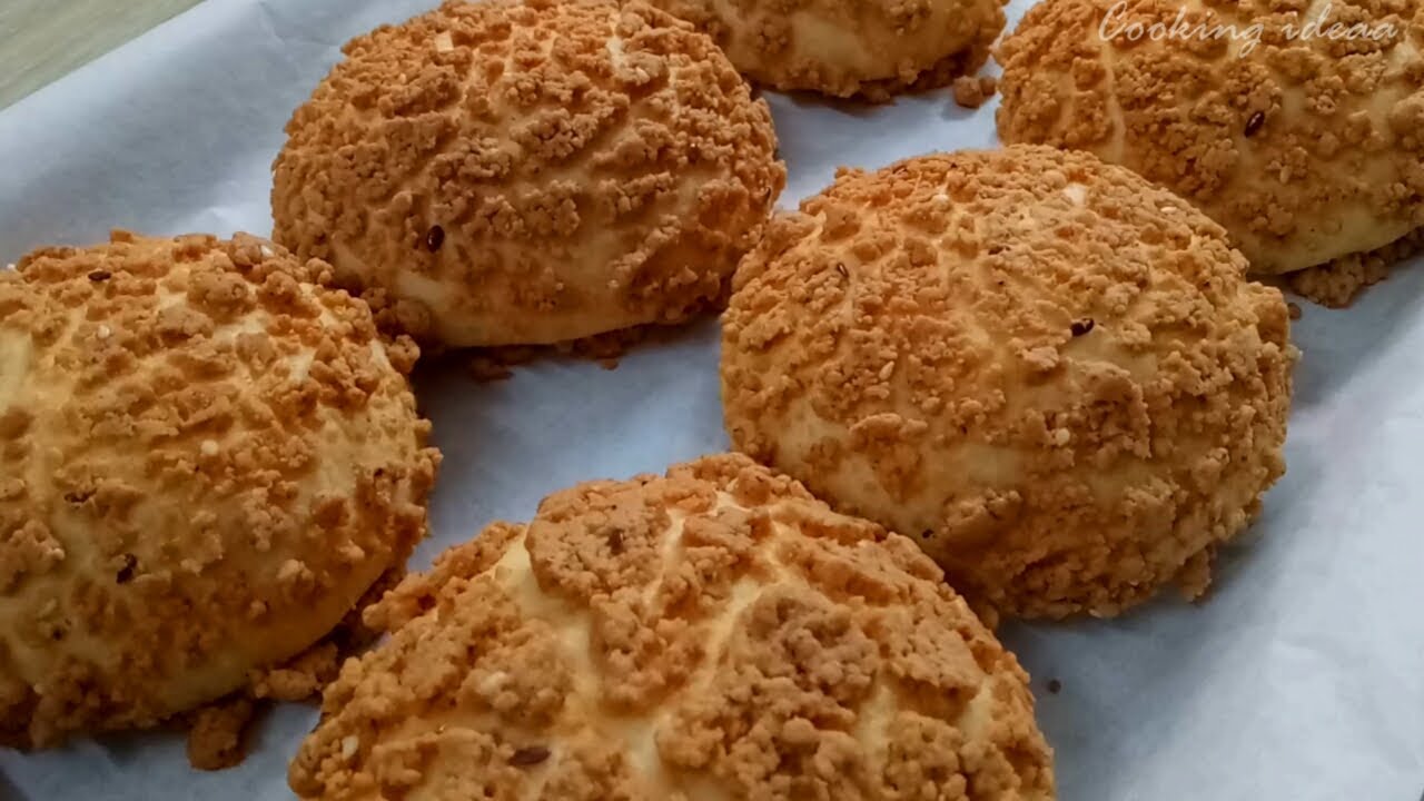 Roti Squid Game | Korean Streusel bread - YouTube