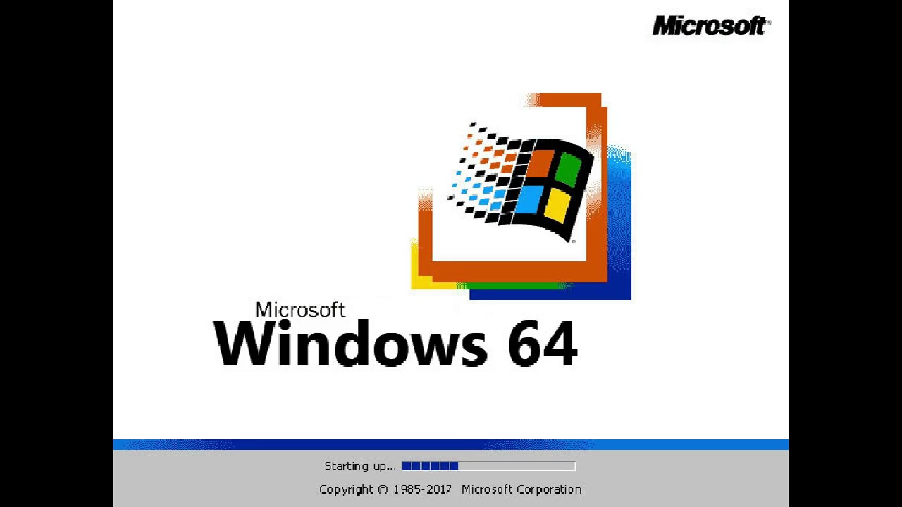 Windows 64 (Fanmade) Startup And Shutdown Sound - YouTube