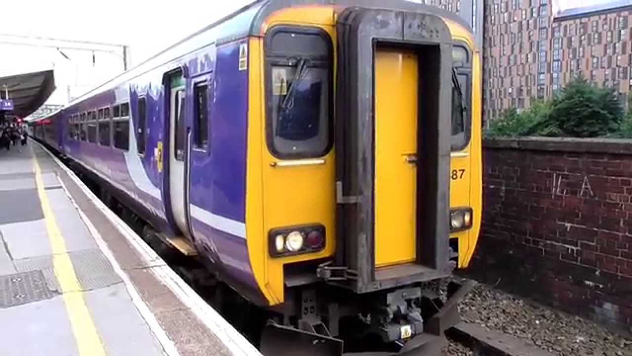 Northern Rail Class 156 Departing Manchester Piccadilly (31/7/15) - YouTube