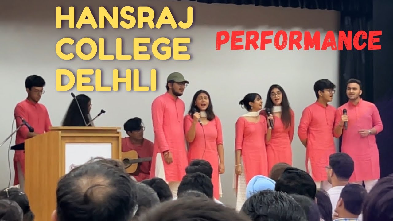 Group Performance by Hansaraj College 2024 Delhi - YouTube