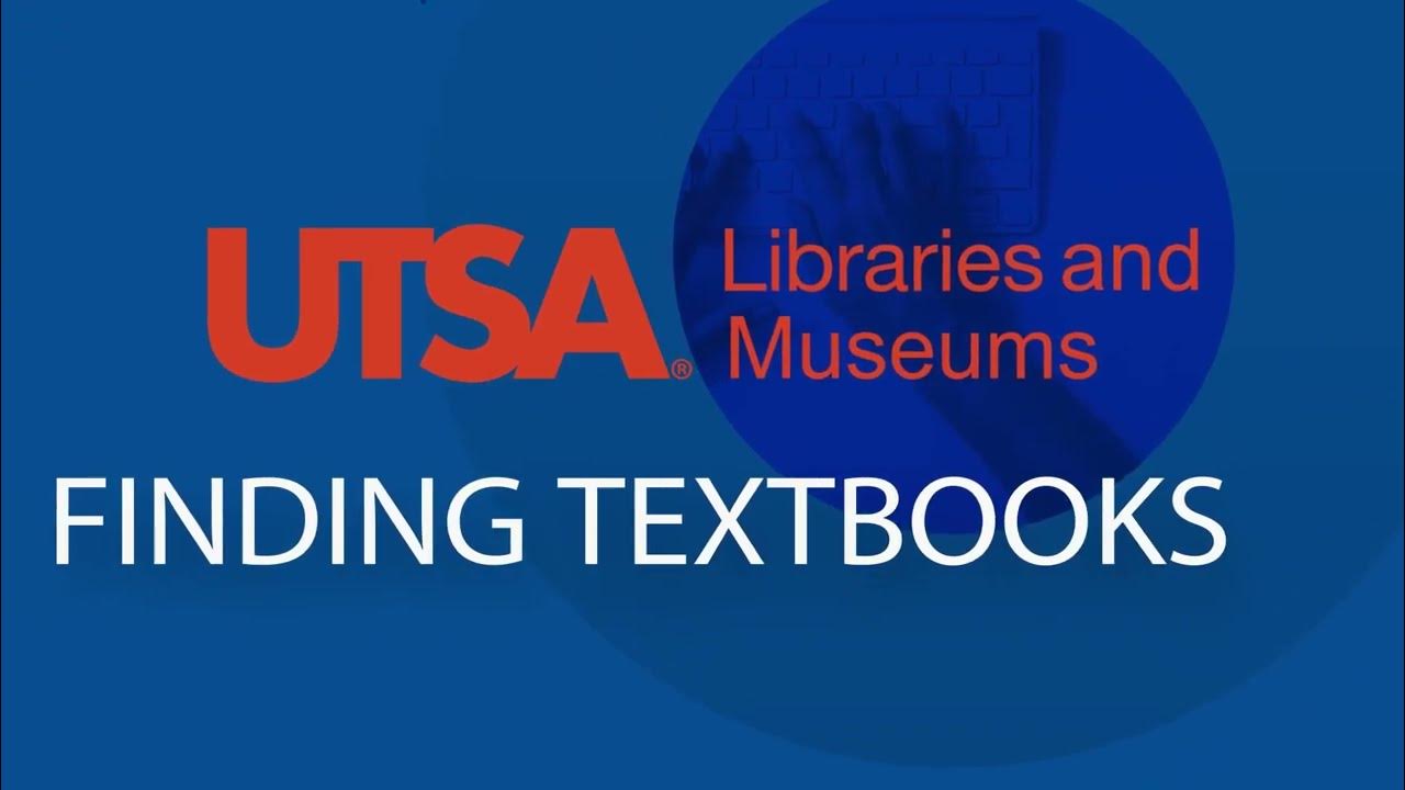 How To Find Textbooks With UTSA Libraries Quick Search YouTube how-to-find-textbooks-with-utsa-libraries-quick-search-youtube