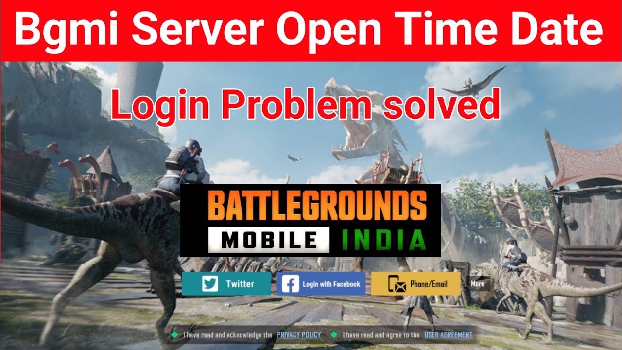 bgmi server open time / bgmi login problem solution - YouTube
