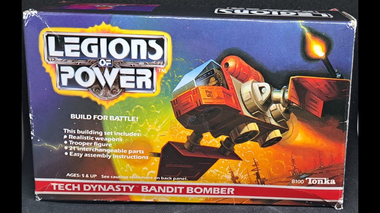 Legions of Power Tech Dynasty Bandit Bomber by Tonka 1986 - Retro Toy ...