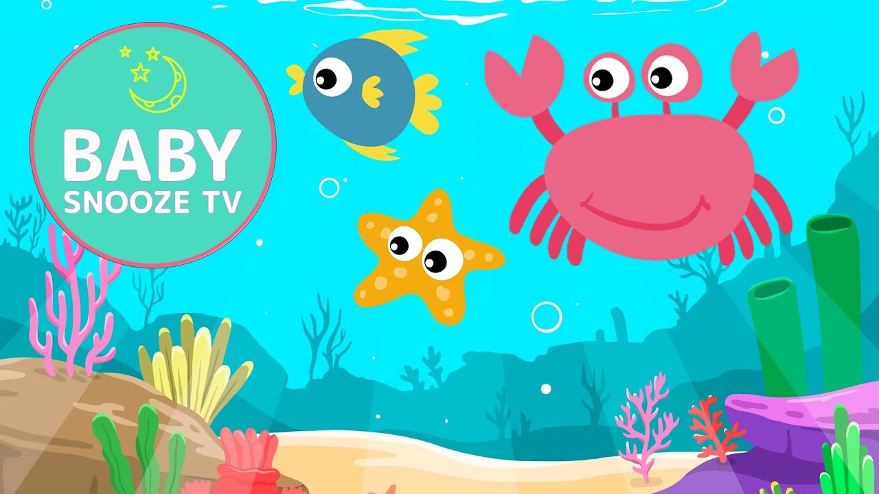 Bedtime Lullabies with Calming Underwater Fish Animation | Baby Snooze ...