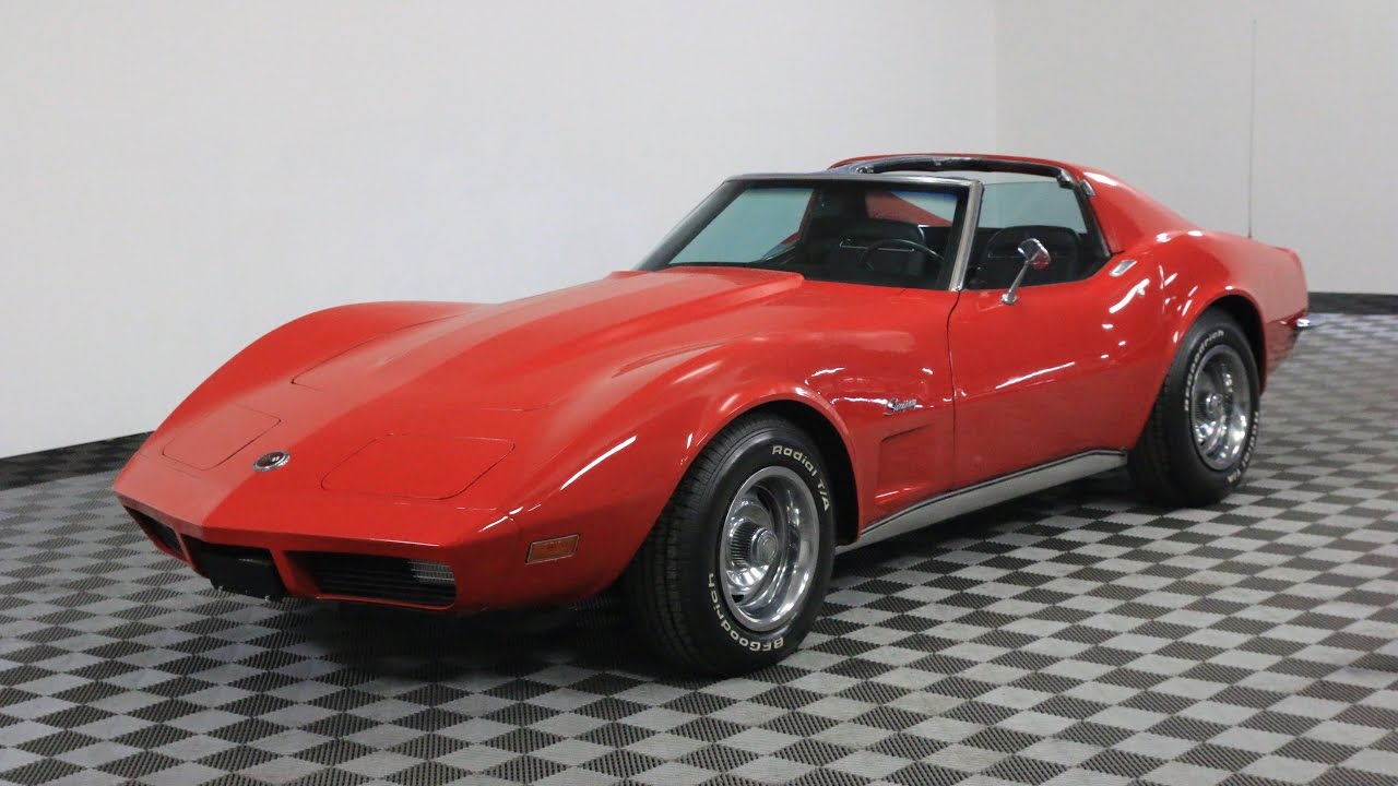 1973 CHEVROLET CORVETTE RED - YouTube
