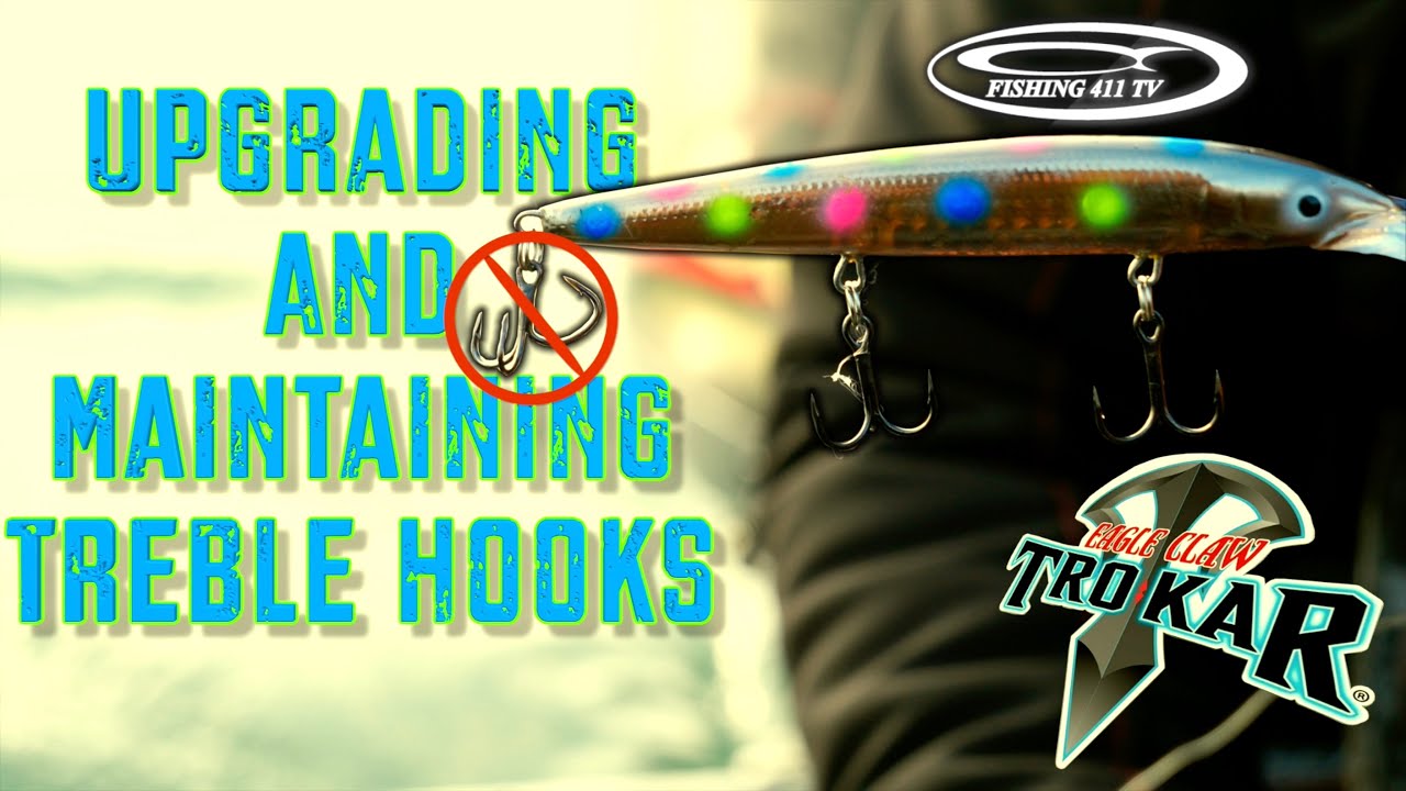 Upgrading and Maintaining Your Walleye Crankbait Treble Hooks - YouTube