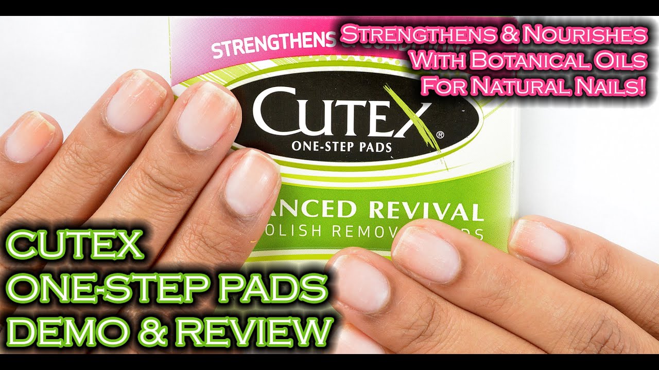 Cutex One-Step Pads Demo + Review - YouTube