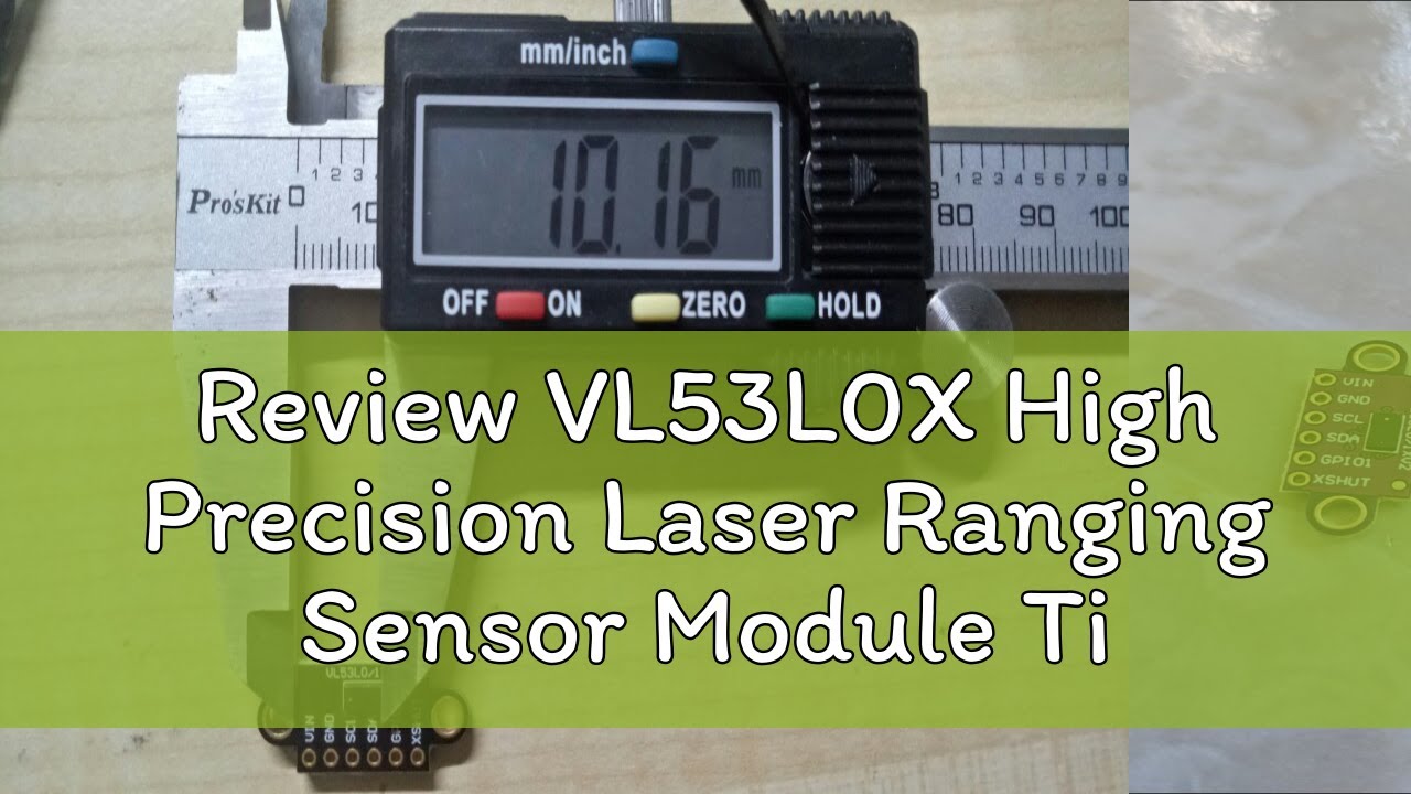 Review VL53L0X High Precision Laser Ranging Sensor Module Time-of ...