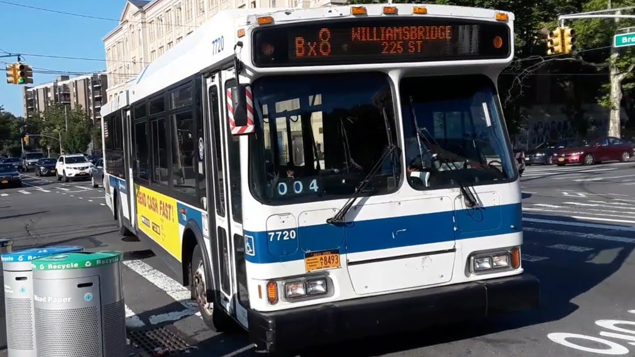 MTA: 2003 Orion VII 07.501 Gen-2 OG CNG Low Floor [7720] Bx8 bus - YouTube