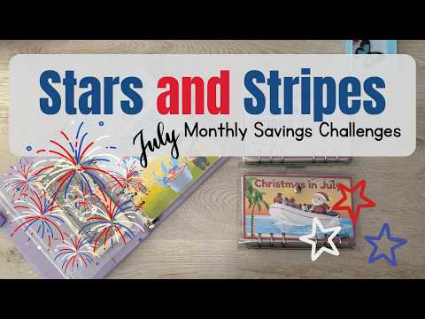 🎆 July Monthly Savings Challenges are COMPLETE! | 💌 HAPPY MAIL + 💦 Water Wars Fun | July Week 4