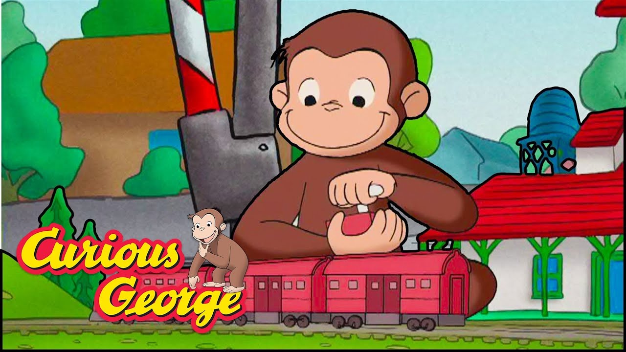 How Do Trains Run? 🐵 Curious George 🐵 Kids Cartoon 🐵 Kids Movies - YouTube
