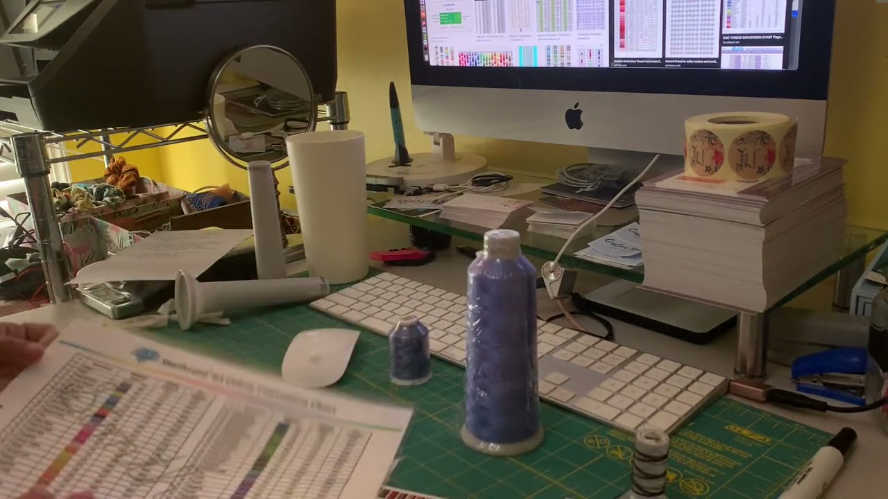 Embroidery Machine Thread Conversion Chart 120 Colors Machine