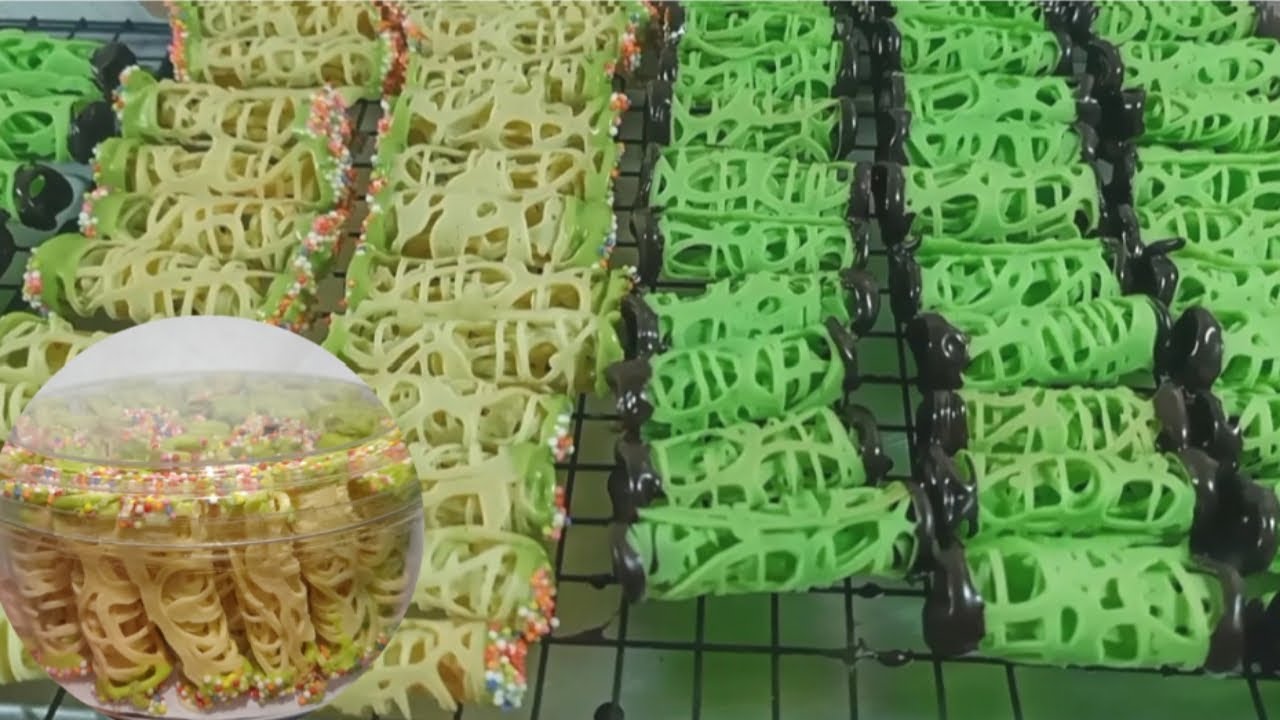 Resep Kue Sarang Laba Laba || super renyah & garing - YouTube