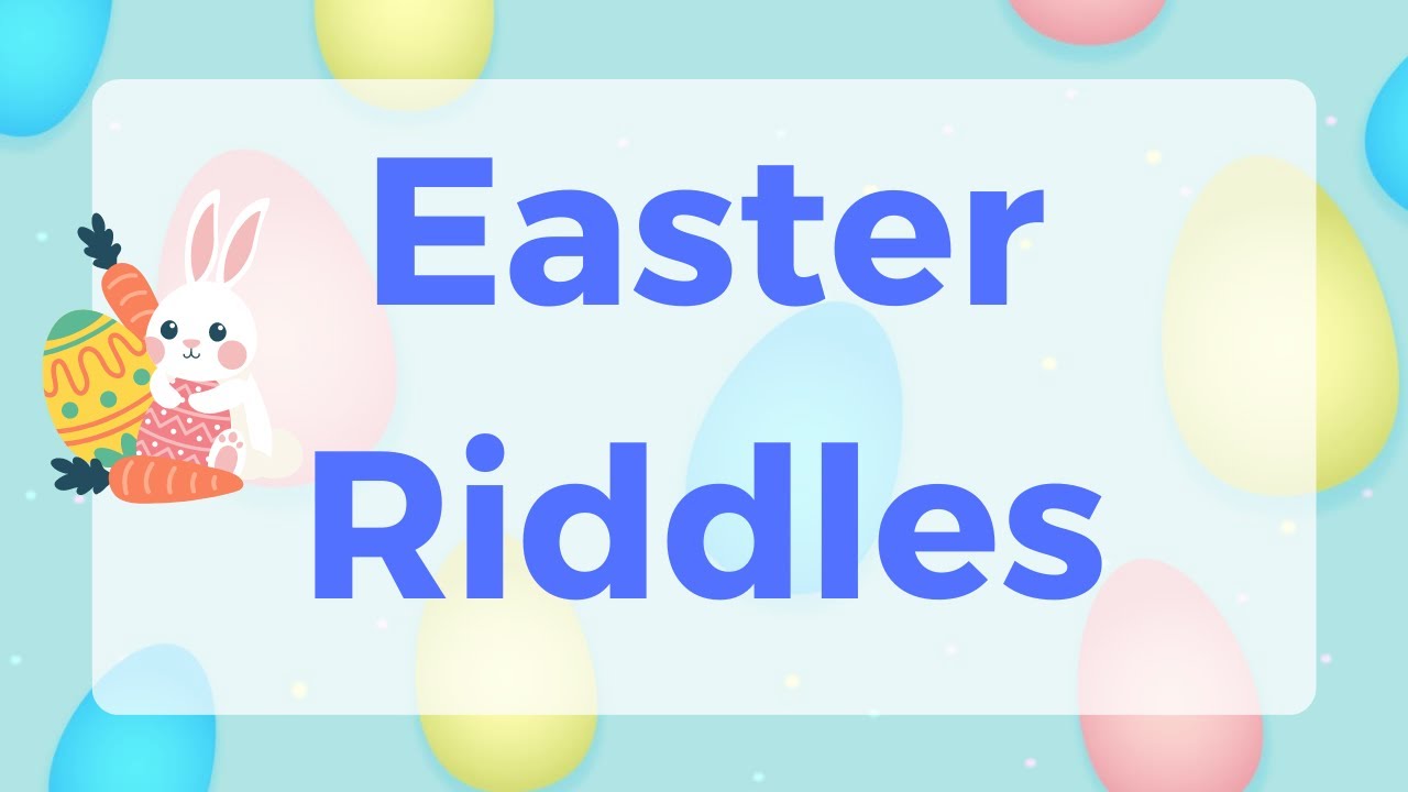 Easter Riddles #1 | Riddles for Kids | Easter Riddles for Kids | Kids ...