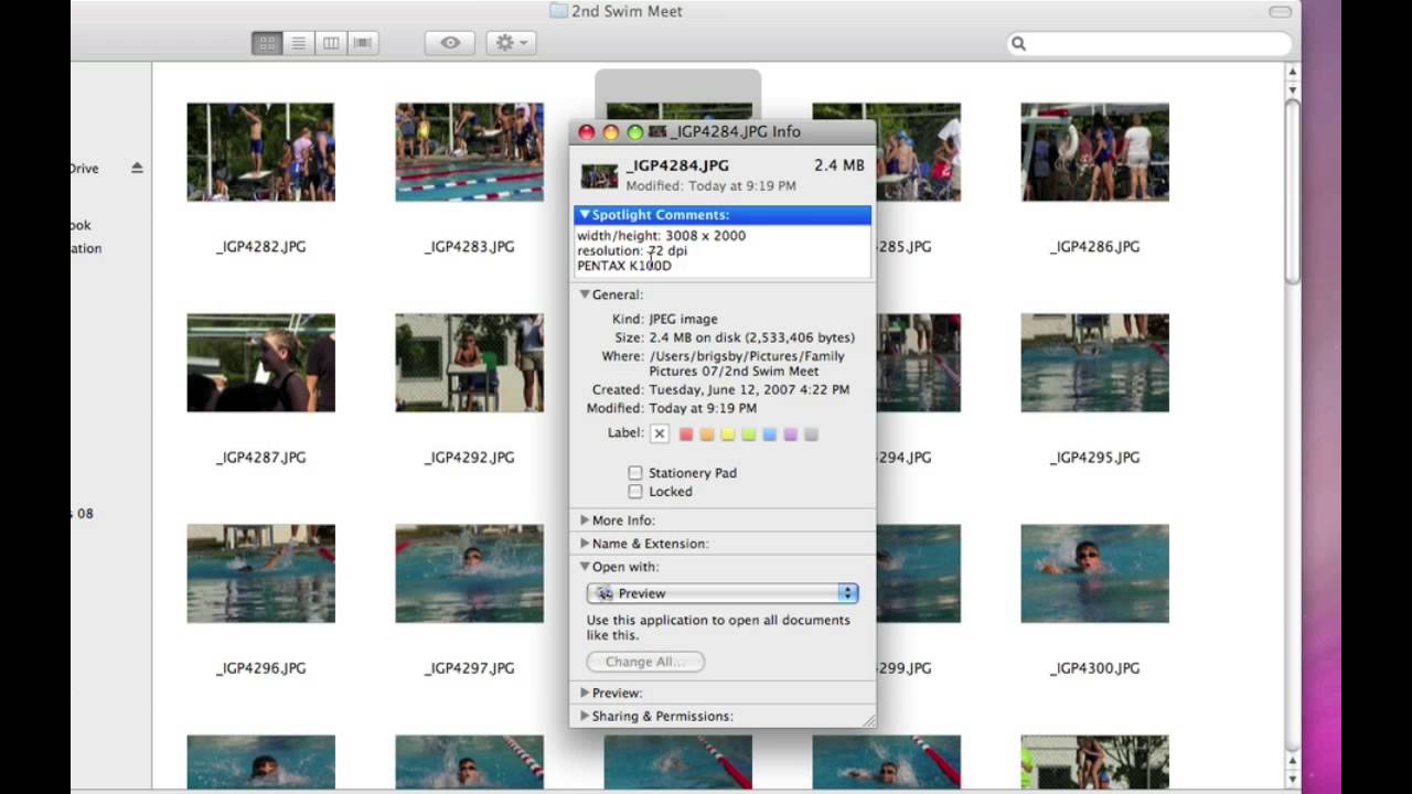 Finder- Setting Photoshop as Default JPEG Application - YouTube