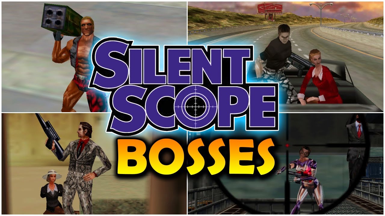 Silent Scope Every Boss Battle All Endings Dreamcast - YouTube