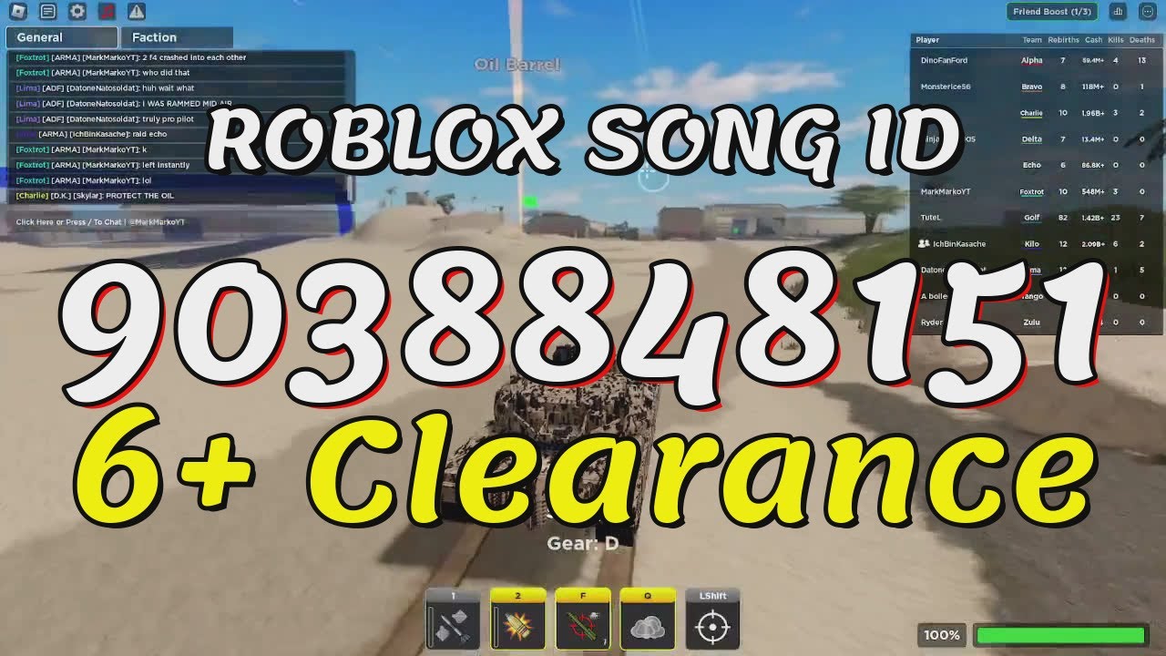 6+ Clearance Roblox Song IDs/Codes - YouTube