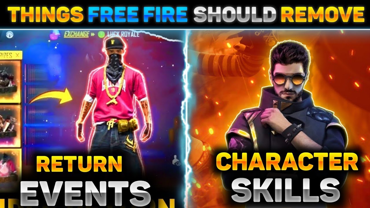 Things Free Fire Should Remove From The Game Part - 1 || Unfair Things ...