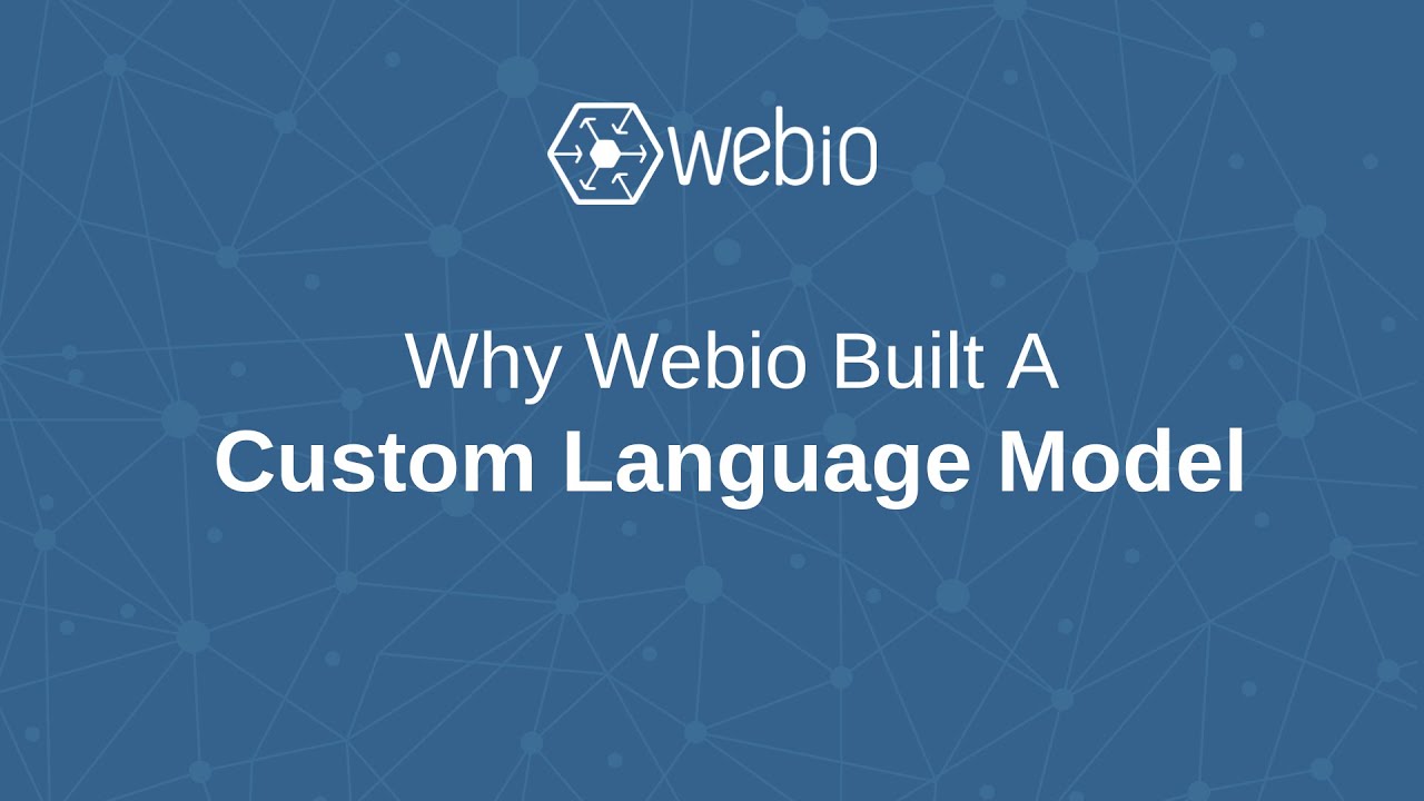Why Webio Built a Collections Custom Language Model - YouTube