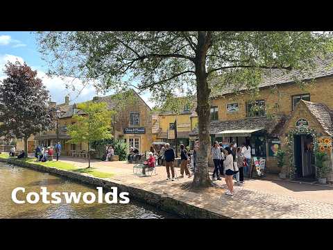 [4K]🇬🇧 Cotswolds, UK – Bourton-on-the-Water & More: Charming English Countryside Villages ❤️ 2025