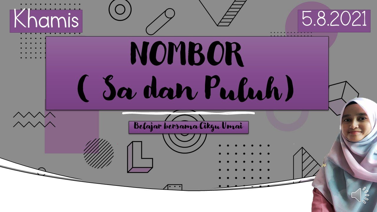 Nombor (Nilai Tempat : Puluh dan Sa) - YouTube