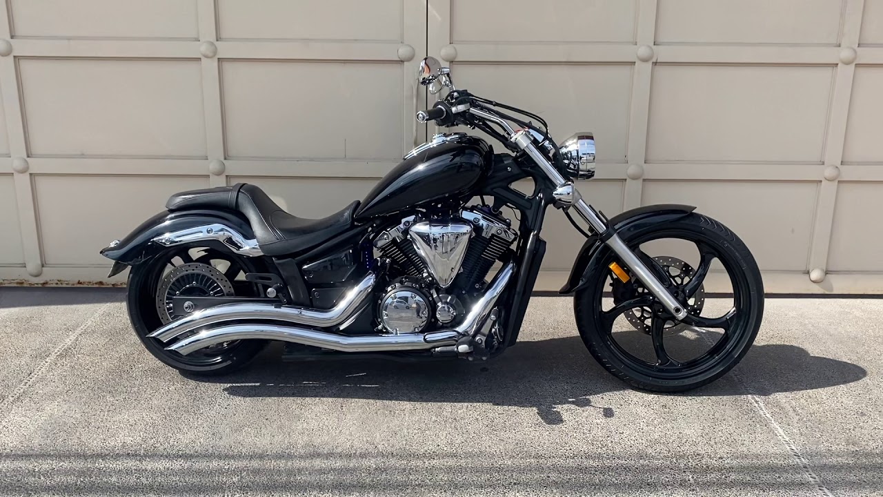 JAY SACRA MOTORCYCLES YAMAHA STRYKER 1300 2012 - YouTube