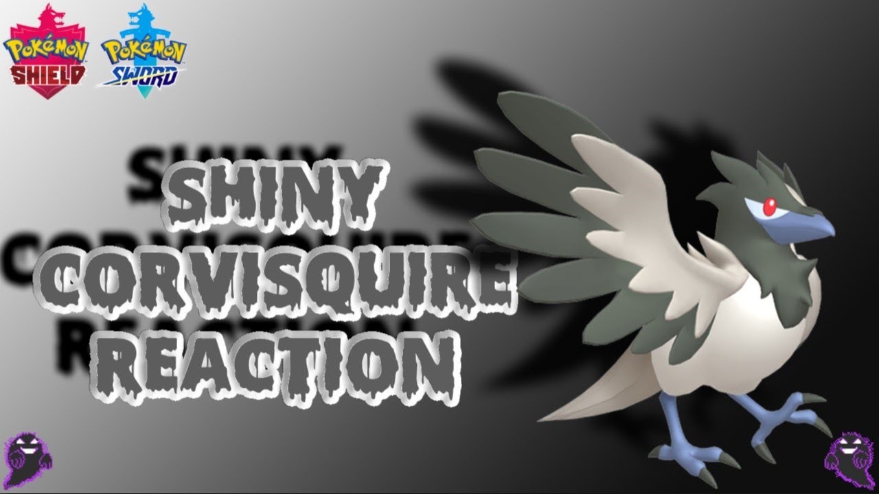 Shiny Corvisquire Reaction [Pokemon: Sword/Shield] - YouTube