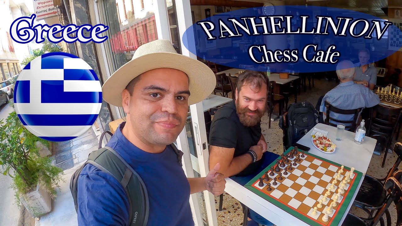 Greece - A Chess Cafe in the heart of Greece - YouTube