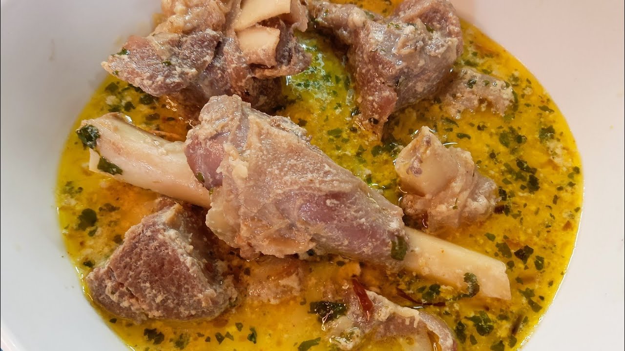 Aab Gosht Recipe | Mutton Cooked in Milk | Wazwaan Recipe - YouTube