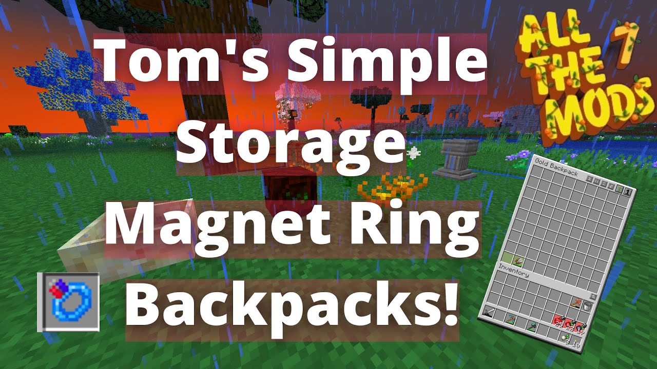 ATM7 Episode 2 - Early Game Storage, Botania & Backpacks!| Beginner ...