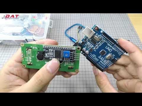 Giao Tiếp I2C Với LCD 16x2 Bằng Arduino Uno R3 | Điện tử DAT - YouTube