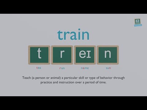 How to pronounce train ? - YouTube