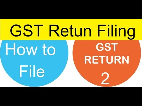 GST Return Filing : How to File GSTR 2 ? | GST Return 2 | Details to be ...
