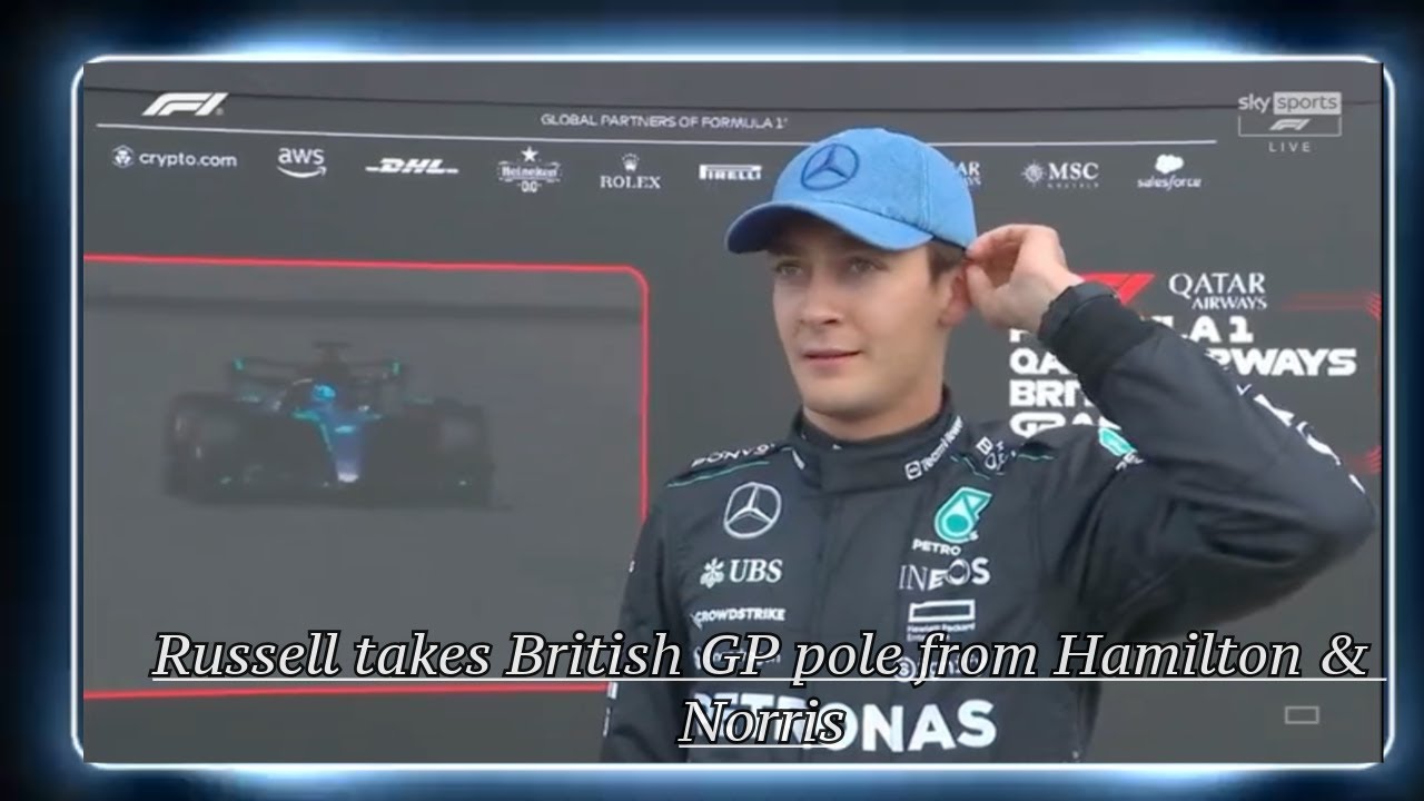🚨Russell takes British GP pole from Hamilton & Norris🔥 - YouTube