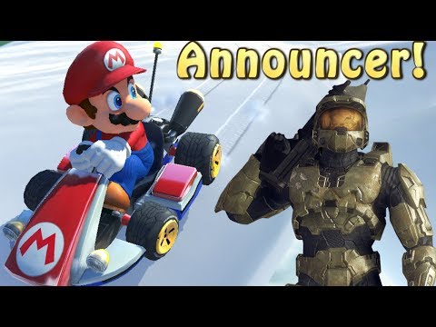 Mario Kart 8 Deluxe, But It Has The Halo Announcer