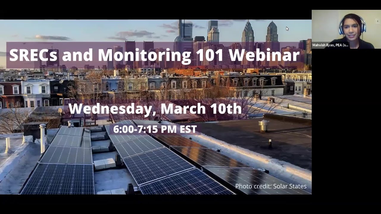SRECs and Monitoring 101 Webinar - YouTube