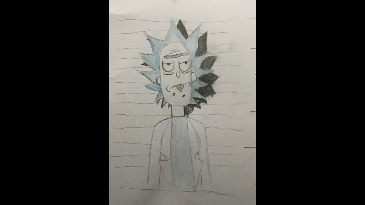 HOW TO DRAW PRISON RICK - YouTube